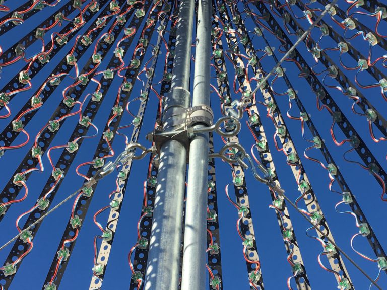 ASAP Pole Guy Wire Installation – Inspire Light Shows