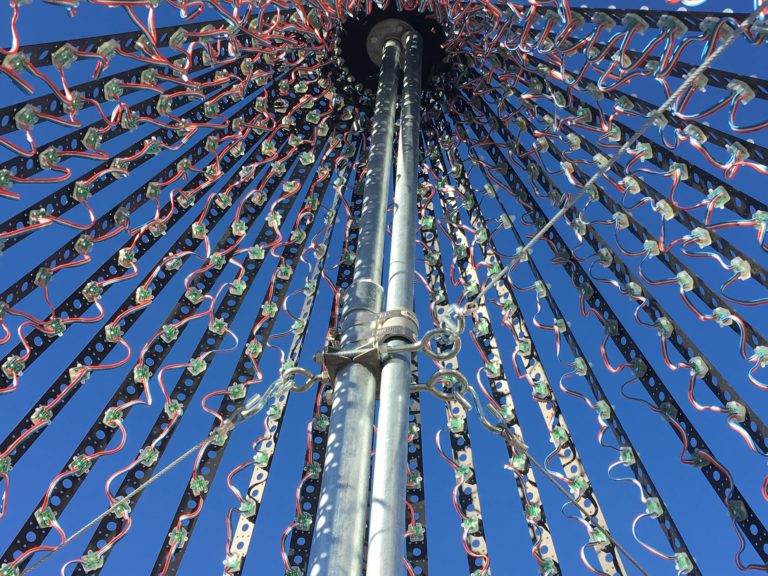 ASAP Pole Guy Wire Installation – Inspire Light Shows