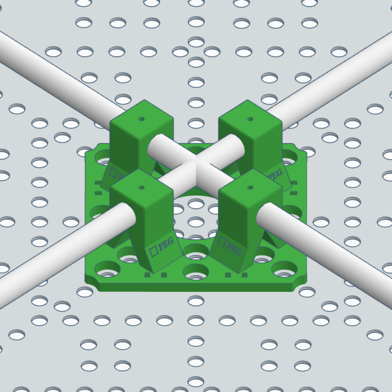 Square Peg Mount – Inspire Light Shows