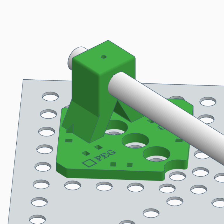 Square Peg Mount STL – Inspire Light Shows