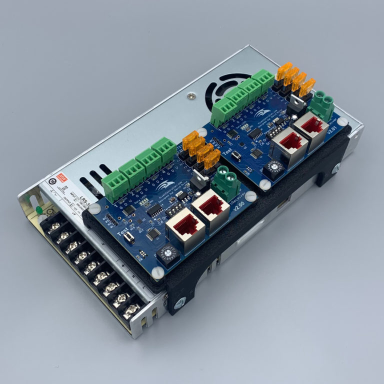 Dual Falcon / BBB Receiver Mount to Meanwell LRS – Inspire Light Shows