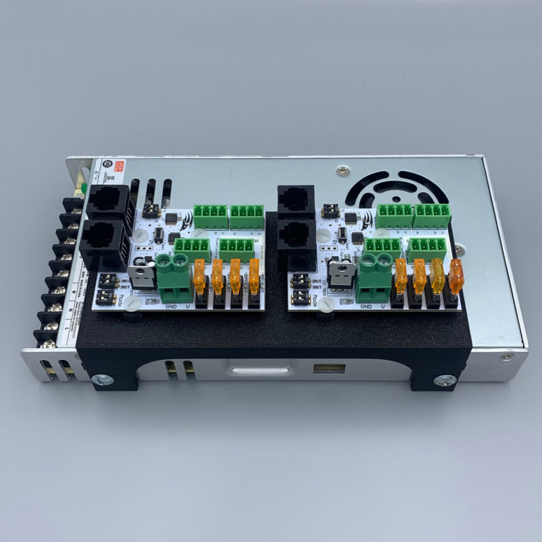 Dual Falcon / BBB Receiver Mount to Meanwell LRS – Inspire Light Shows