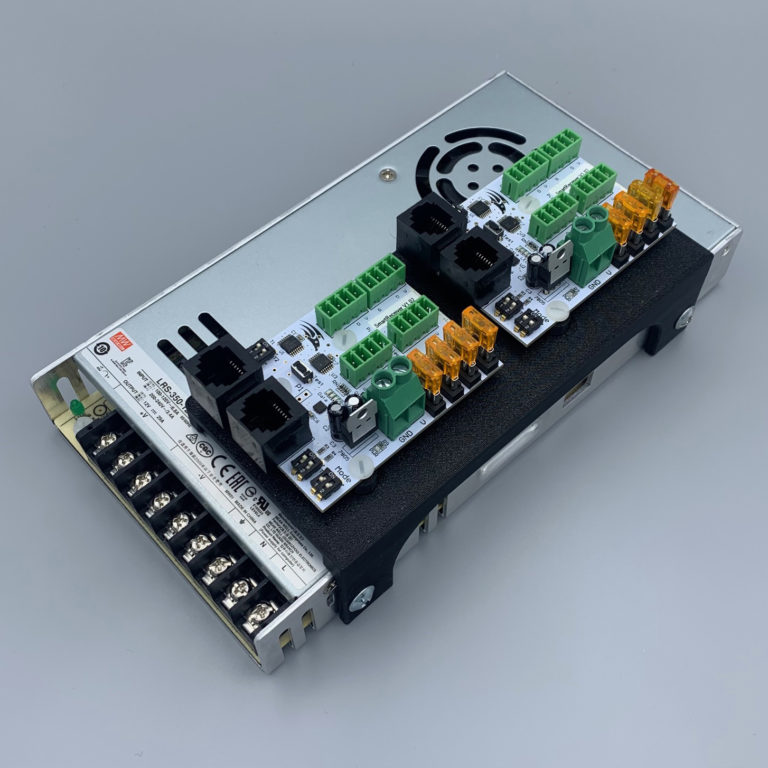 Dual Falcon / BBB Receiver Mount to Meanwell LRS – Inspire Light Shows